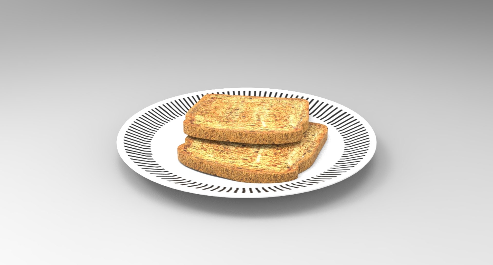 Bread Food Toast 3D Model - TurboSquid 1521343