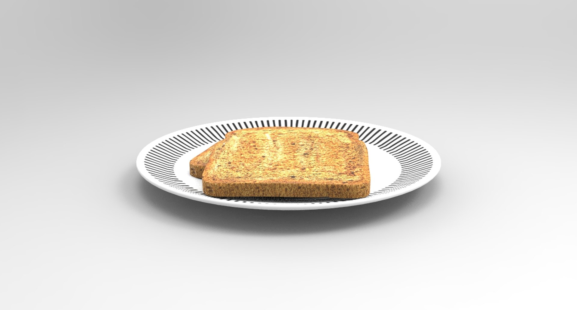 Bread Food Toast 3D Model - TurboSquid 1521343