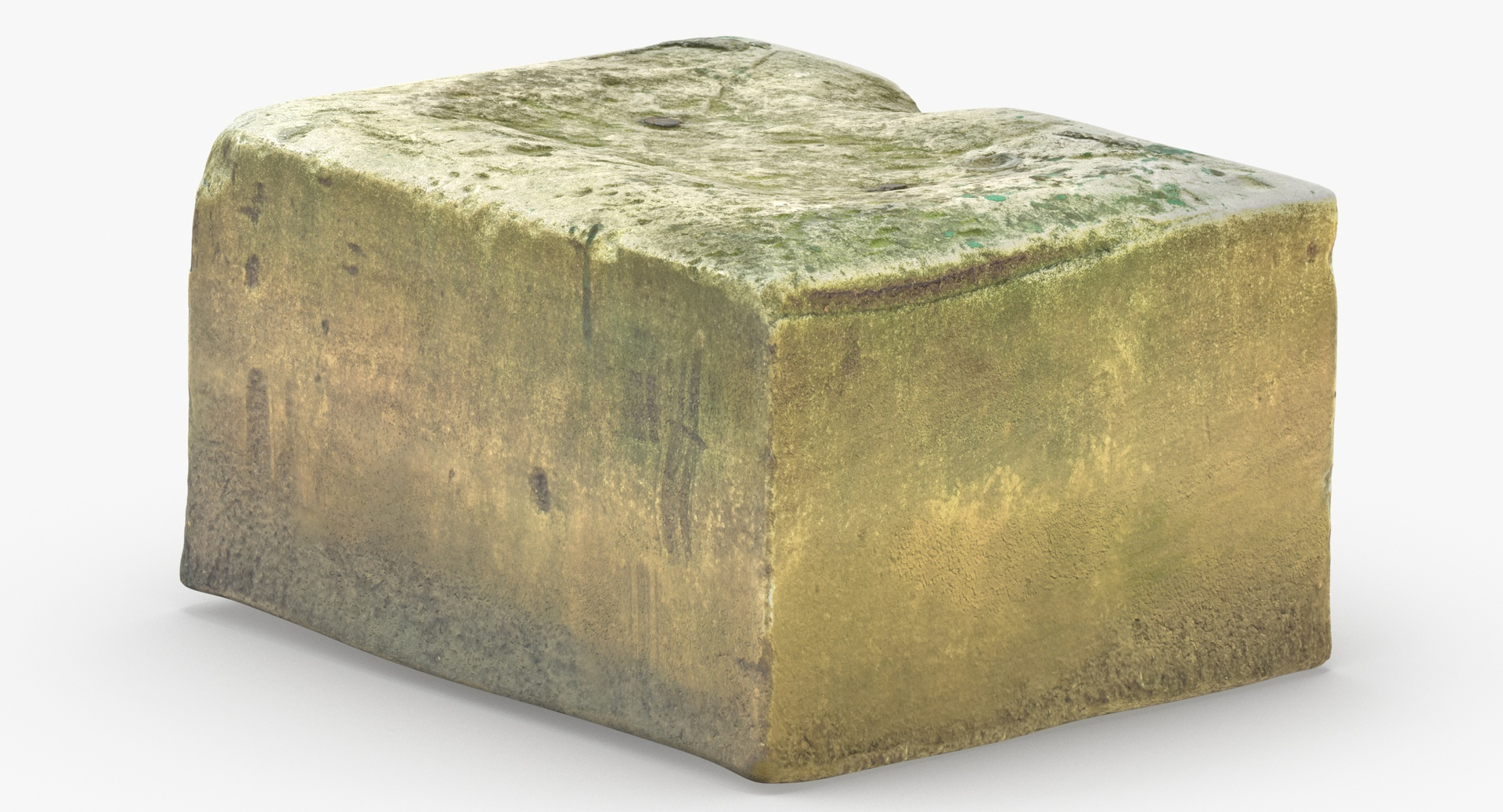 Old concrete block 01 3D model - TurboSquid 1513068