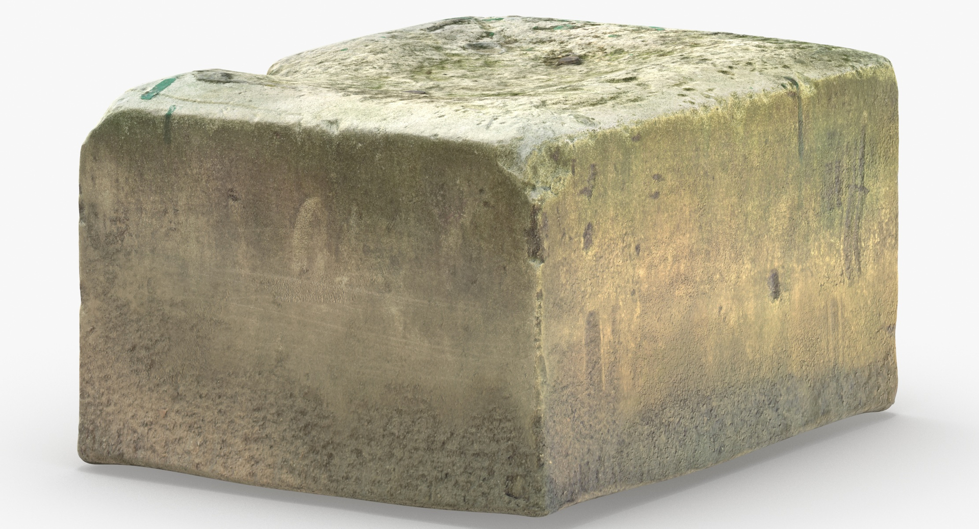 Old concrete block 01 3D model - TurboSquid 1513068
