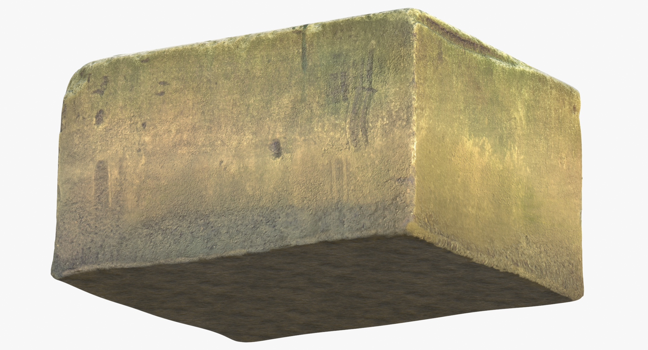 Old concrete block 01 3D model - TurboSquid 1513068