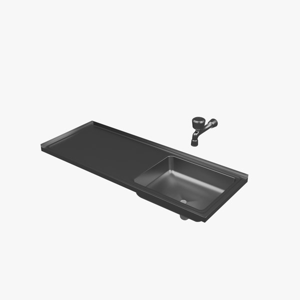 Pia de cozinha pequena Modelo 3D - TurboSquid 2167780