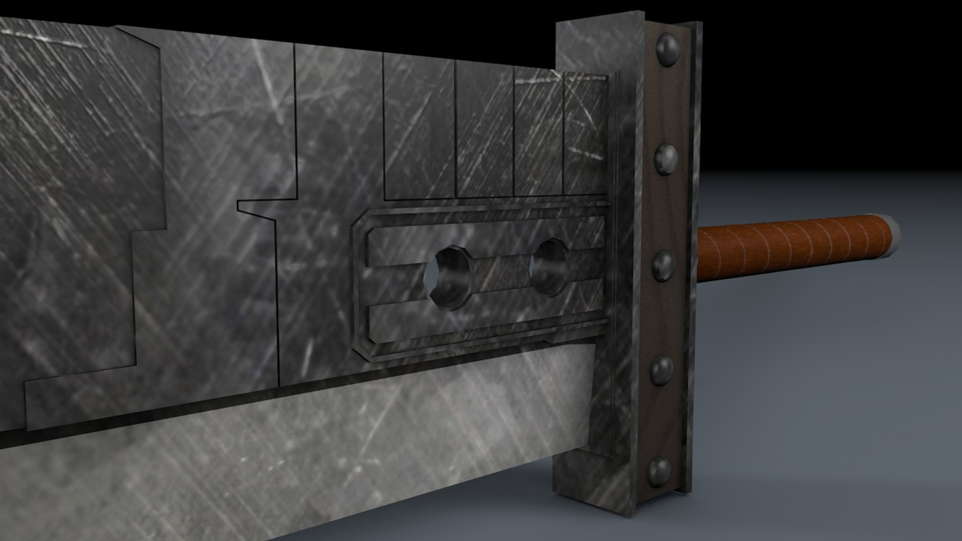 Buster Sword 3D Model - TurboSquid 1396407