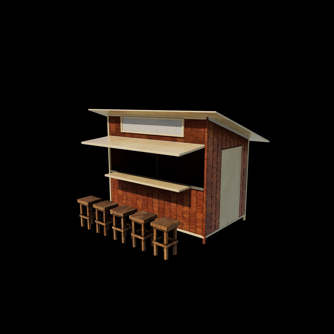 3D Kiosk Stand Food Booth - TurboSquid 2332012