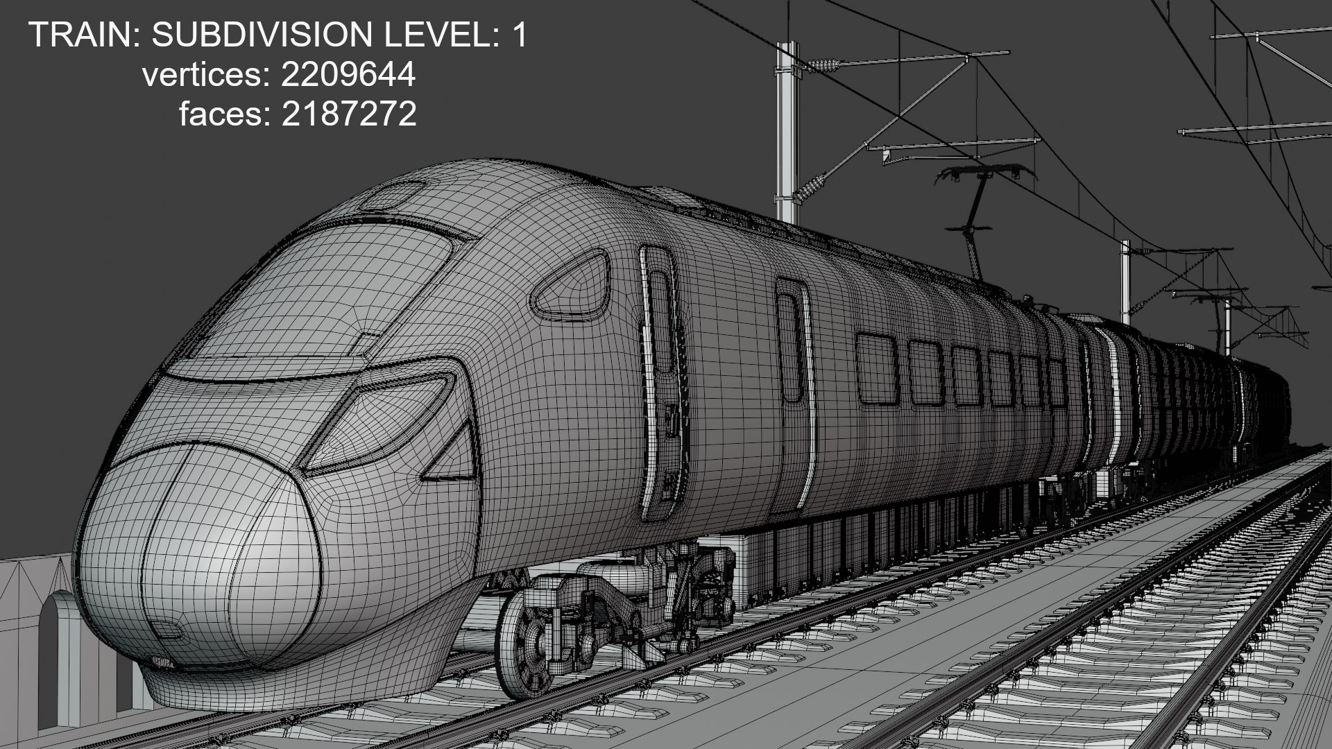 3D Viaduct With Hitachi Azuma Train - TurboSquid 2387997