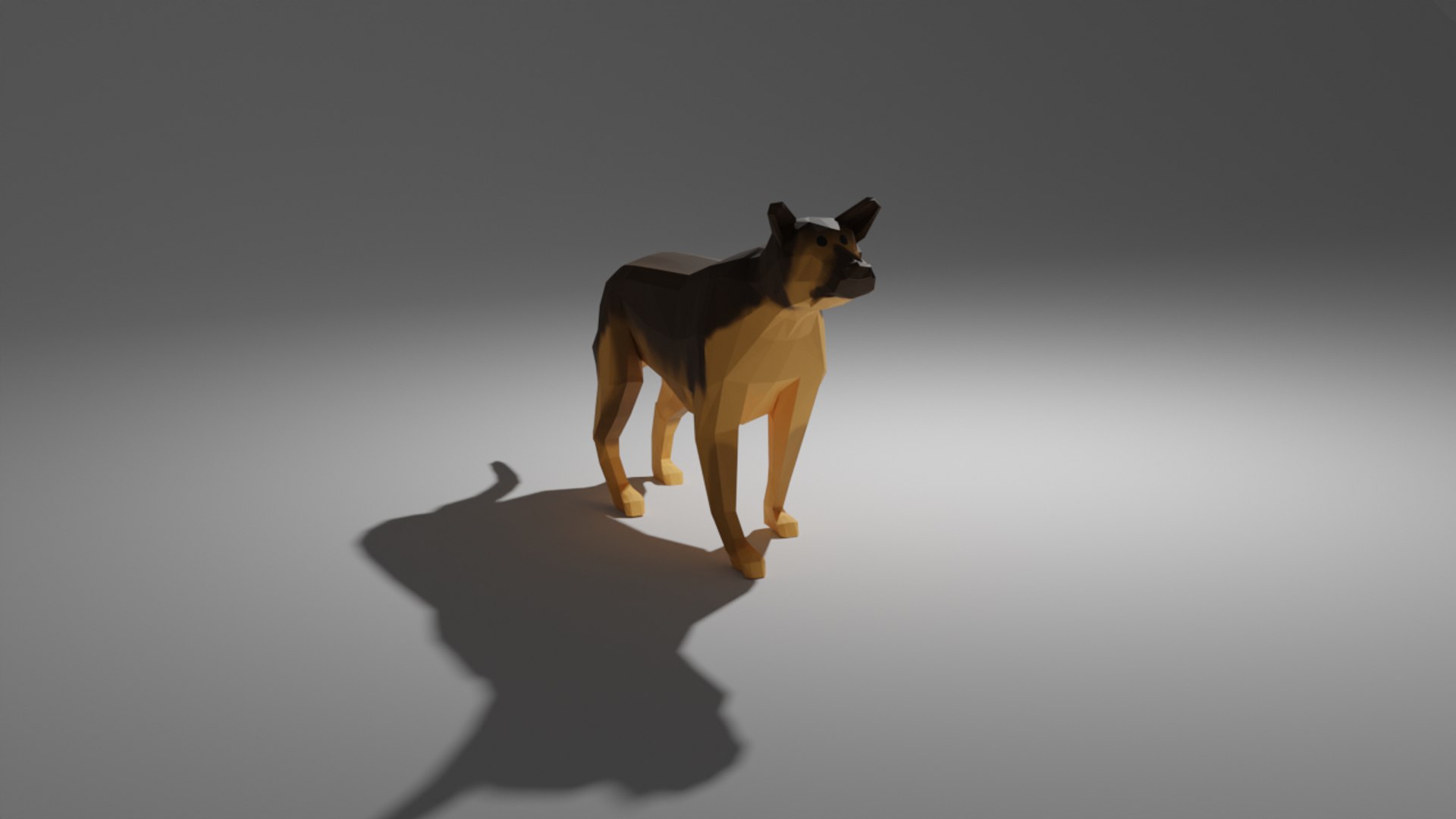 3D Model Dog Low-poly 3D - TurboSquid 2072717