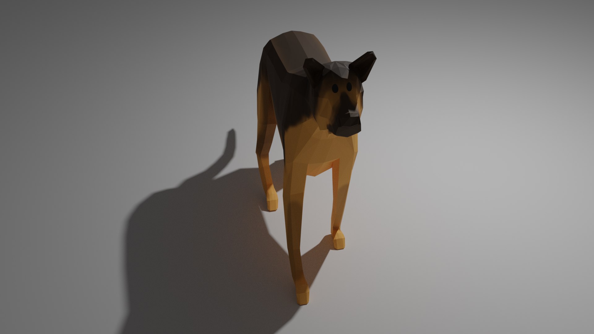 3D Model Dog Low-poly 3D - TurboSquid 2072717