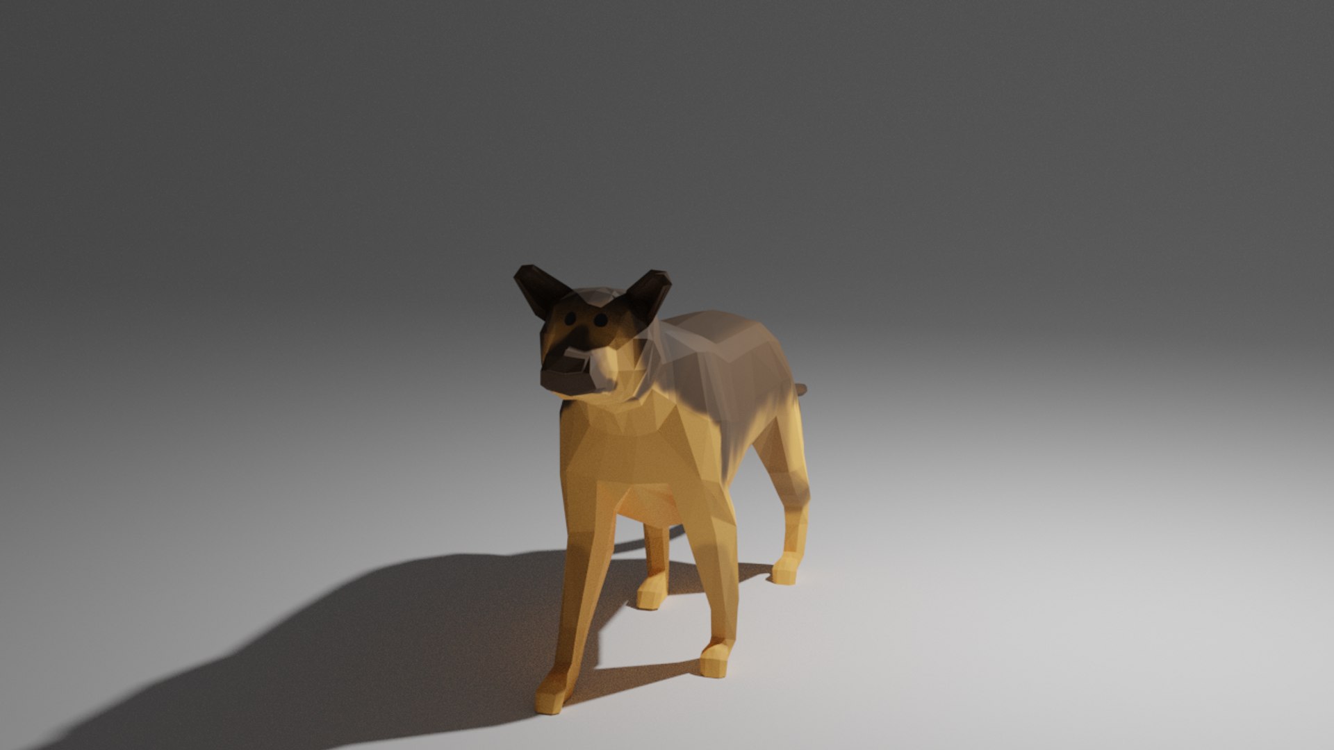3D Model Dog Low-poly 3D - TurboSquid 2072717