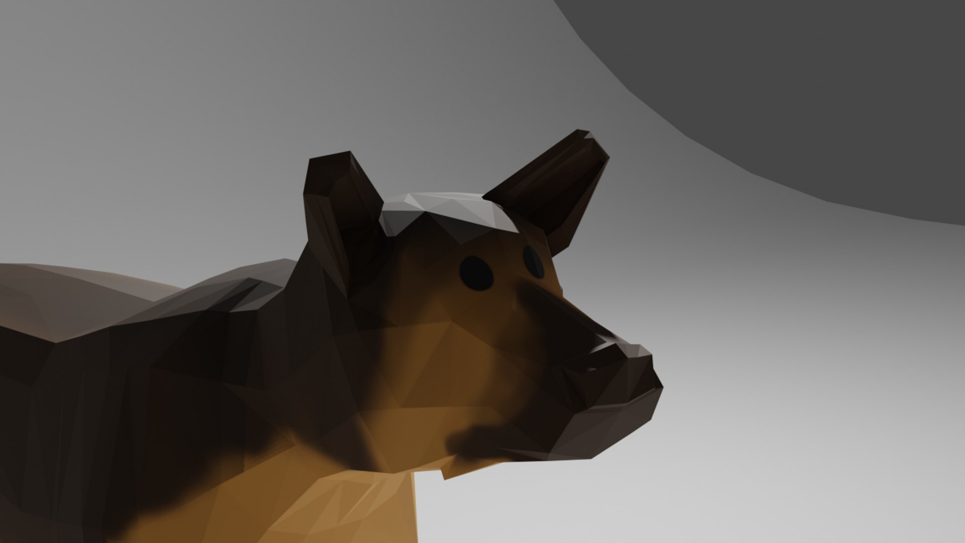 3D Model Dog Low-poly 3D - TurboSquid 2072717