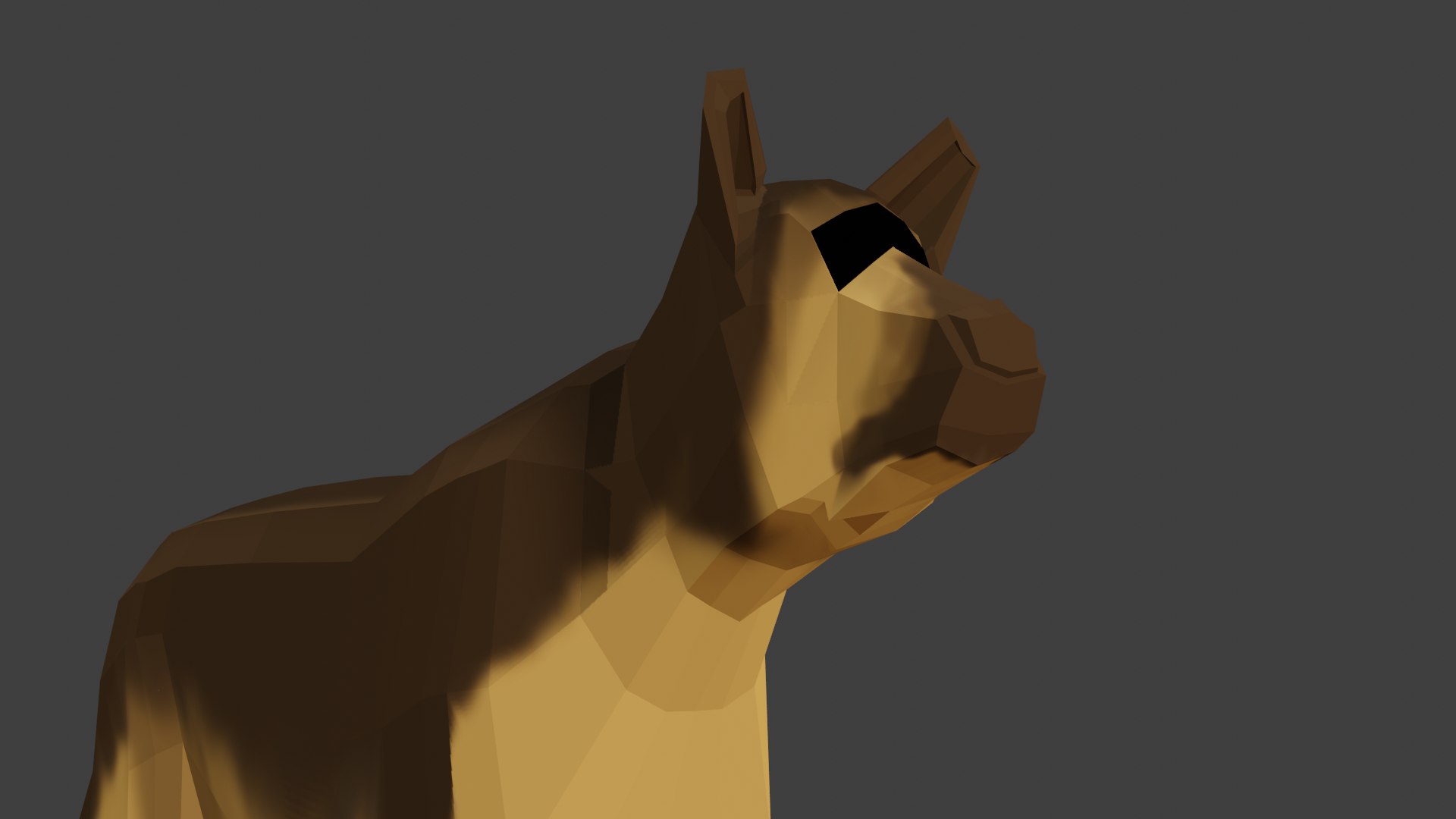 3D Model Dog Low-poly 3D - TurboSquid 2072717
