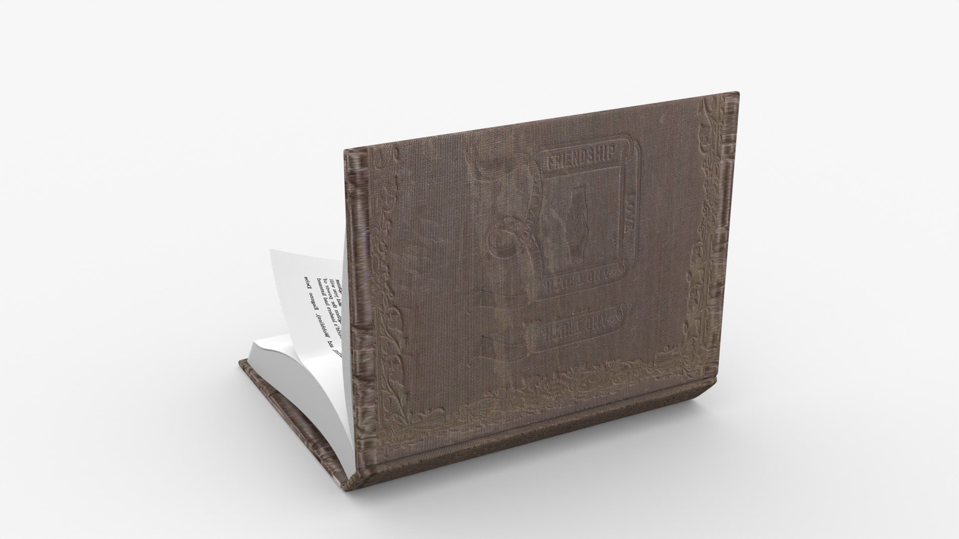 3D Brown Cover Book Rigged And Animated Model - TurboSquid 2133180