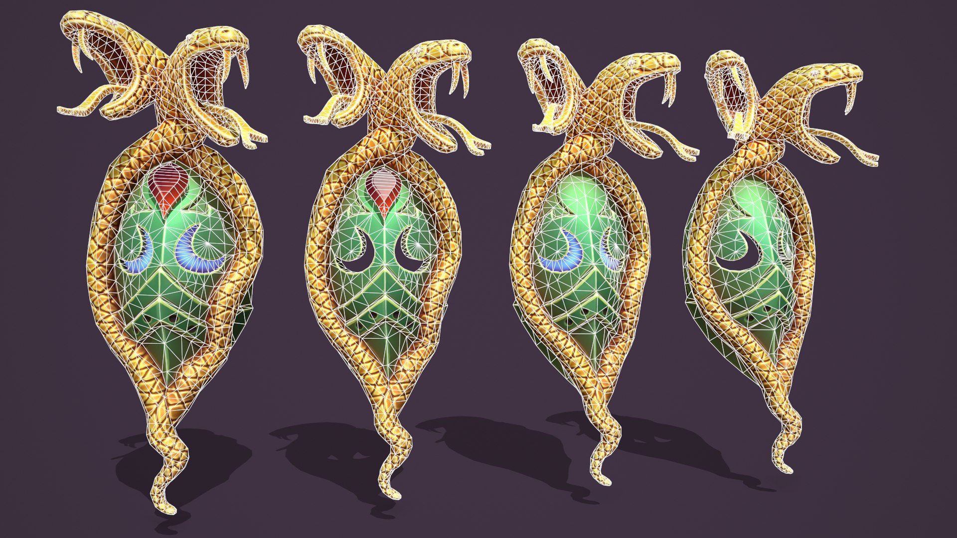3D Snake Mask - TurboSquid 1765663