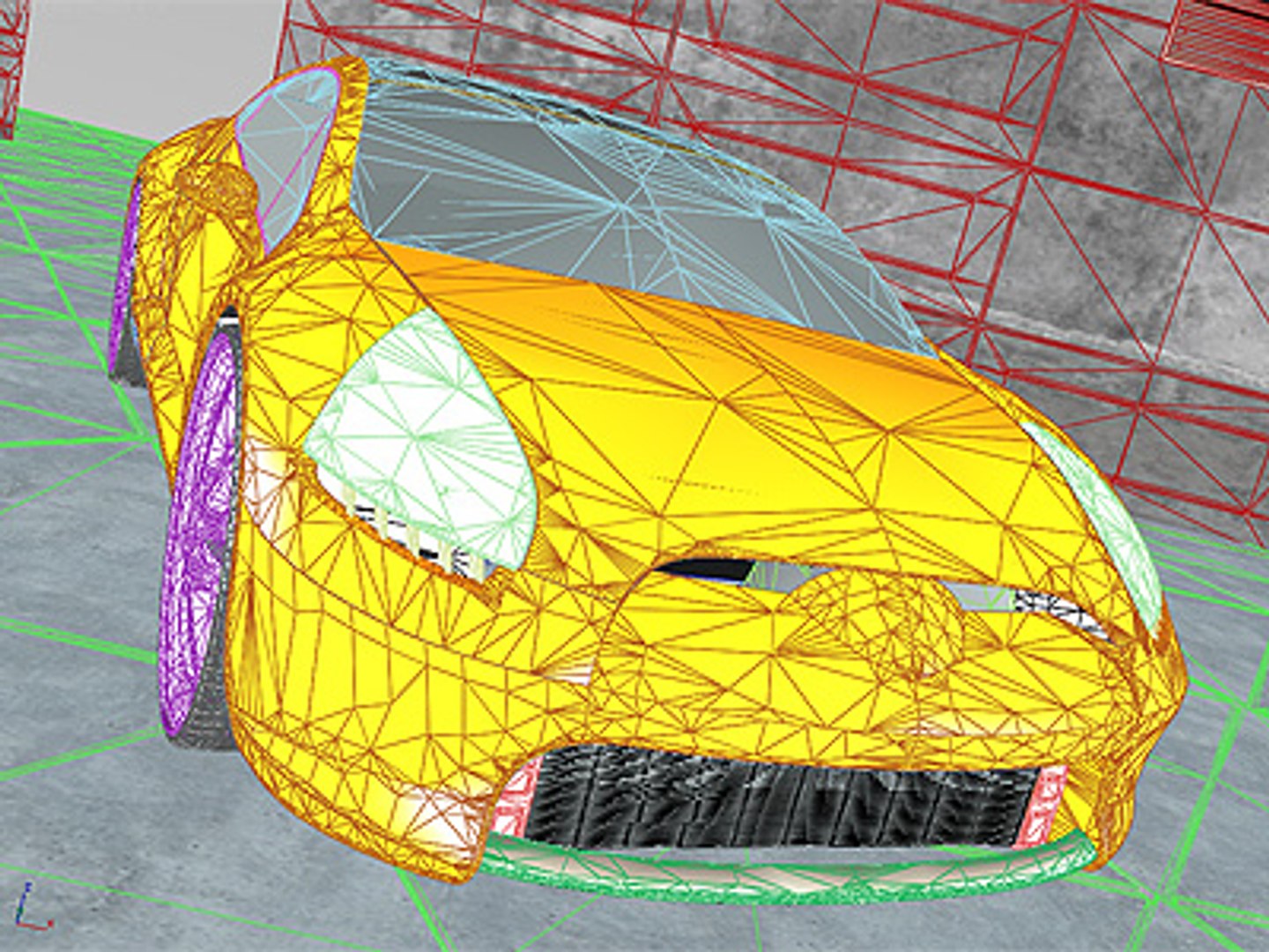 3d Model Mitsubishi Eclipse Concept-e Stage