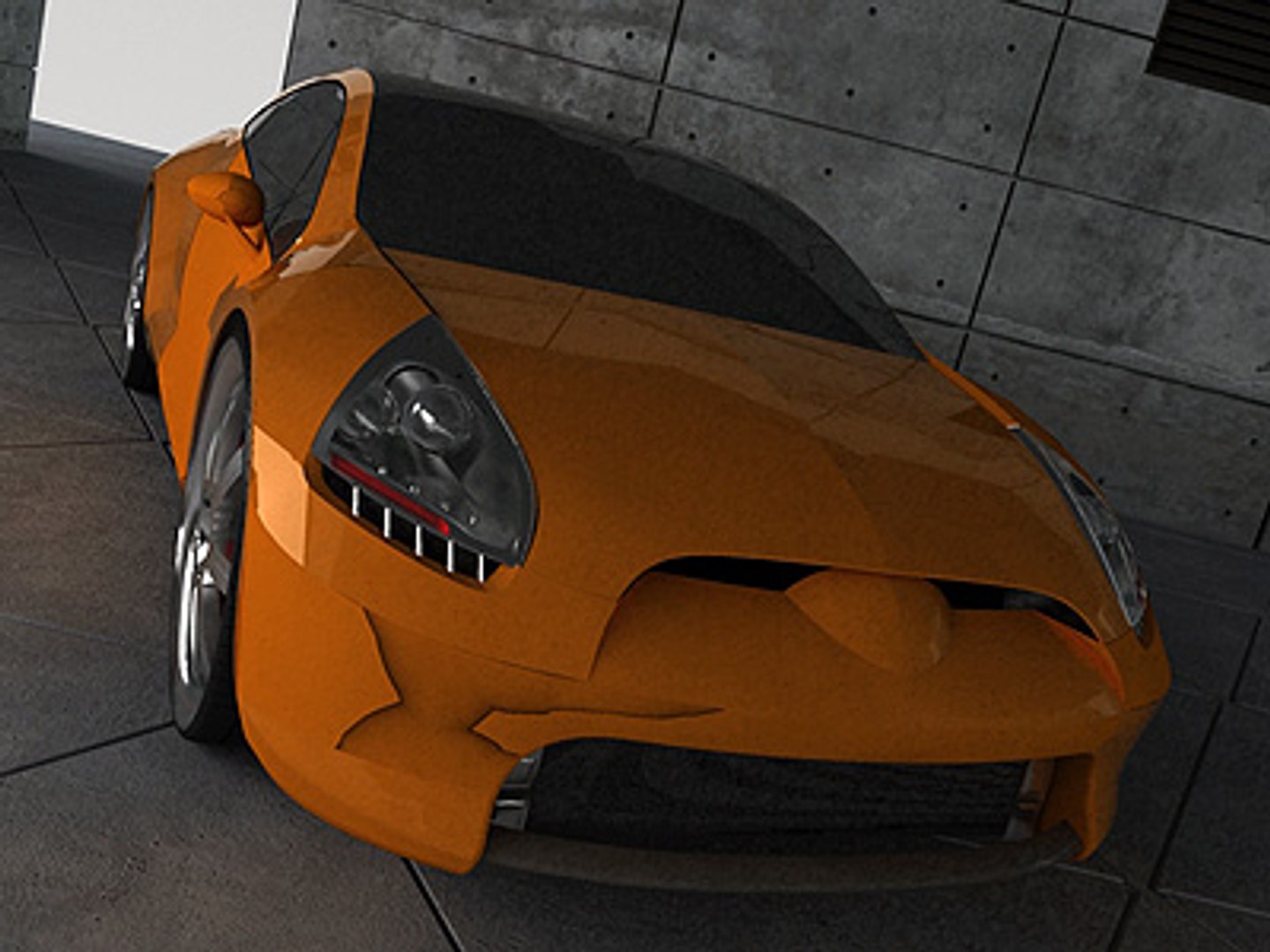 3d Model Mitsubishi Eclipse Concept-e Stage