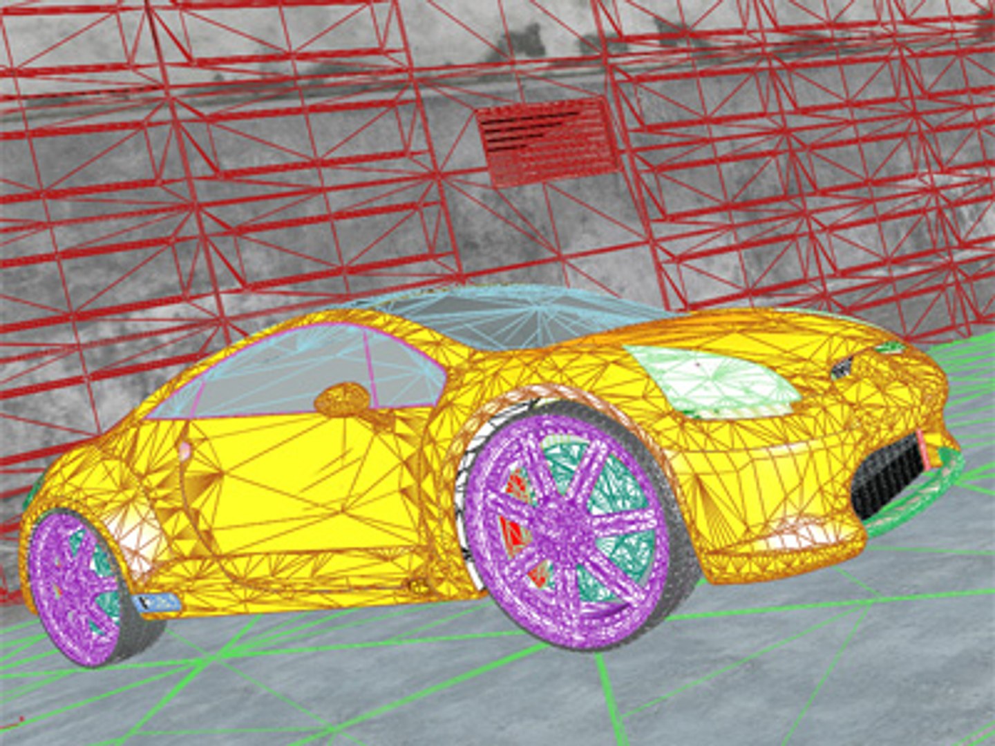 3d Model Mitsubishi Eclipse Concept-e Stage