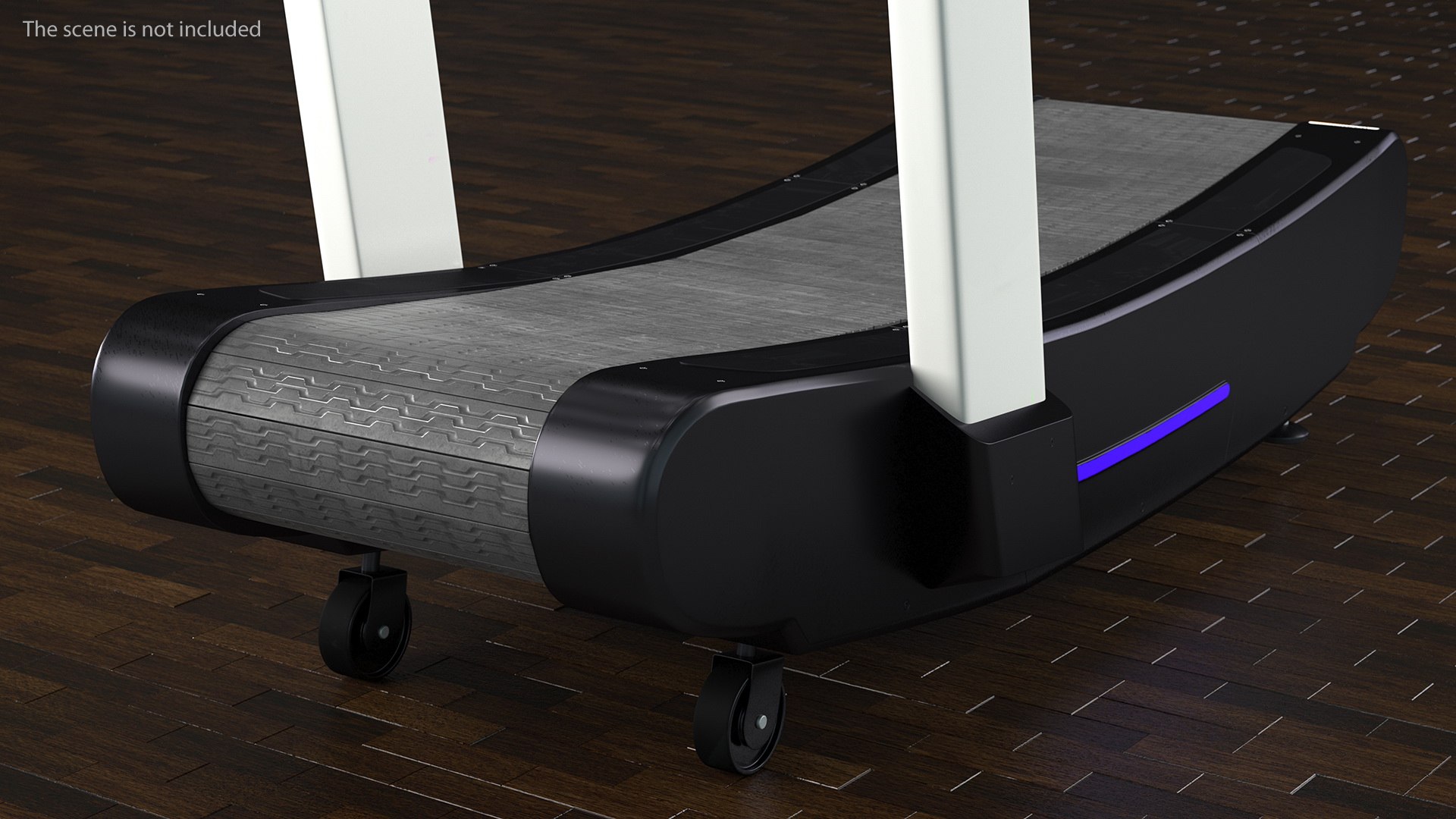 3D Curved Crossfit Treadmill Model - TurboSquid 1821617