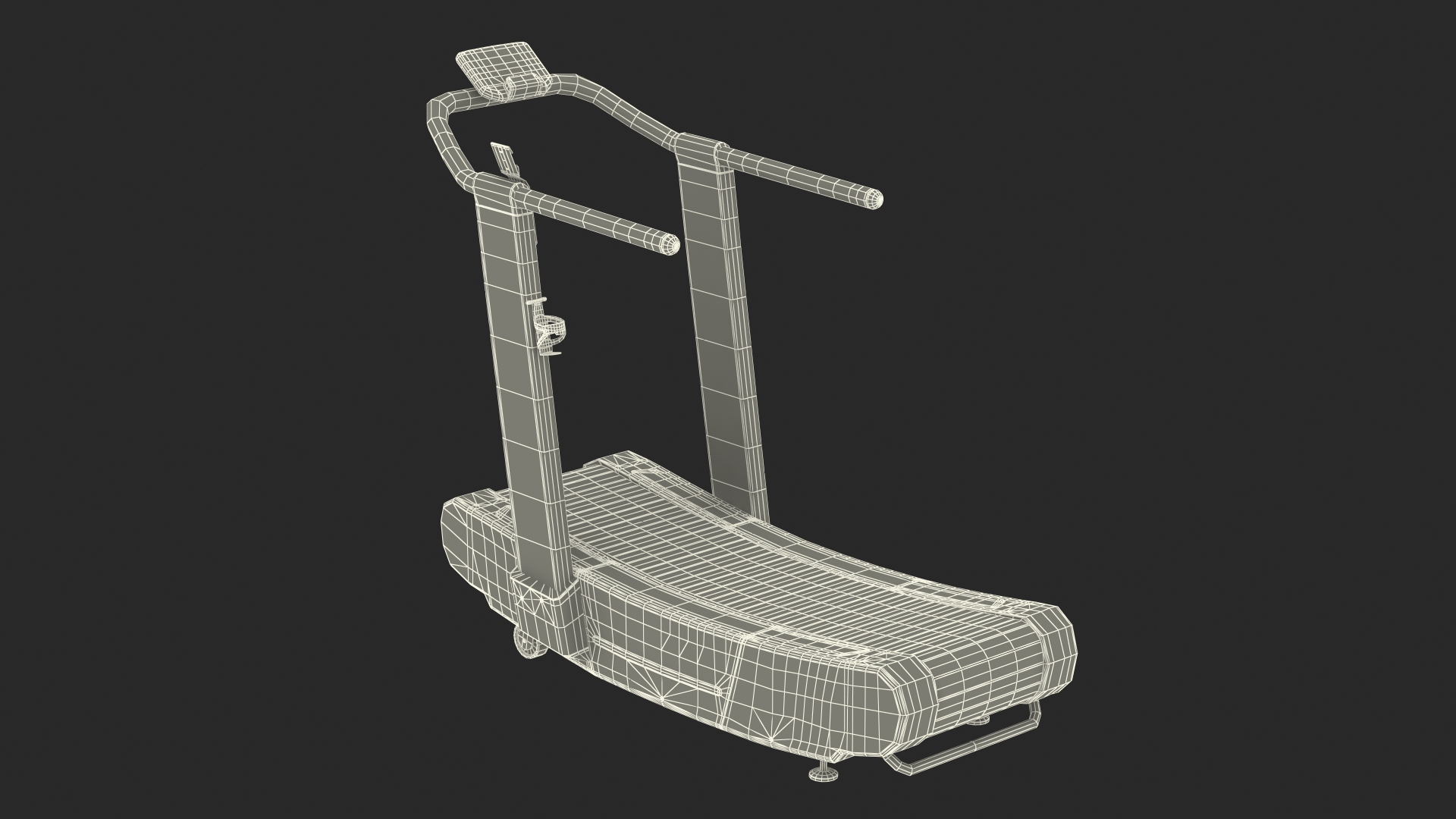 3D Curved Crossfit Treadmill Model - TurboSquid 1821617
