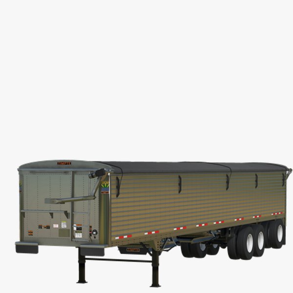 modelo 3d Timpte 50 Foot Tipper - TurboSquid 1900108