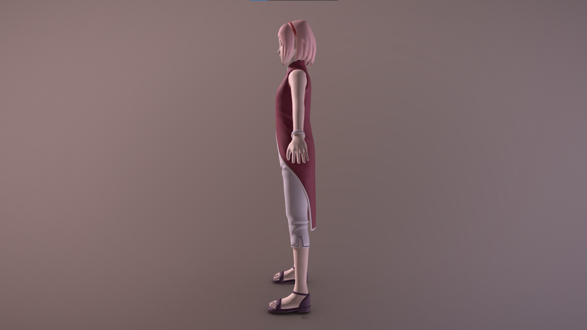 3D Model Sakura Haruno - Naruto Shippuden - TurboSquid 2247371