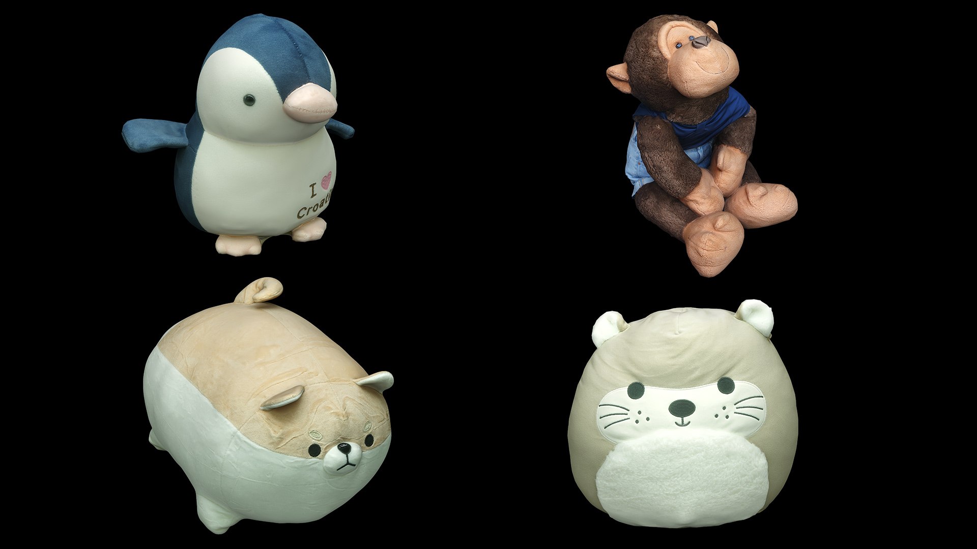 3D Model Plush Animal Collection 11 - TurboSquid 2133208