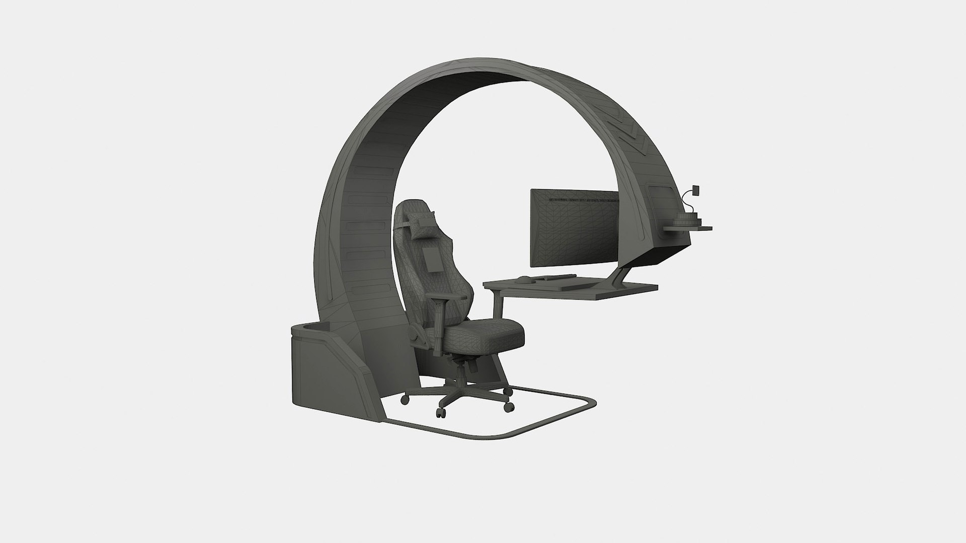 3D Mobile Gaming Pod Concept01 - TurboSquid 1839851