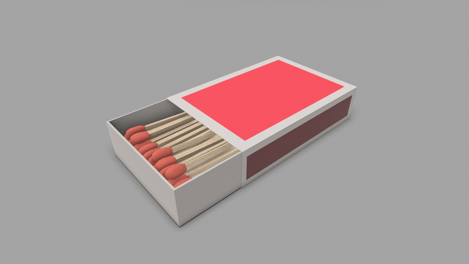 3D Matchbox - TurboSquid 1734506