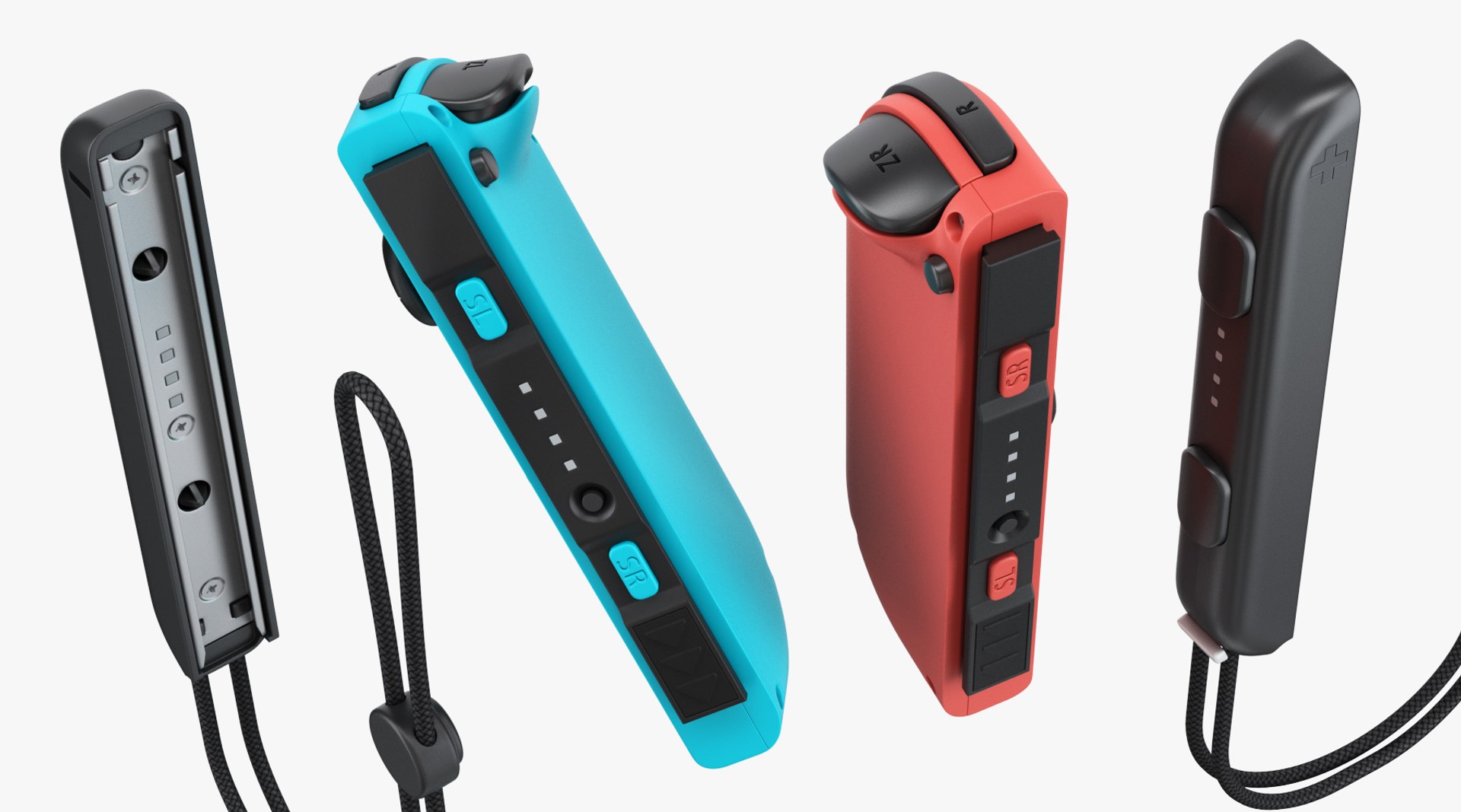 3D Nintendo Joycon Controllers Model - TurboSquid 1168360