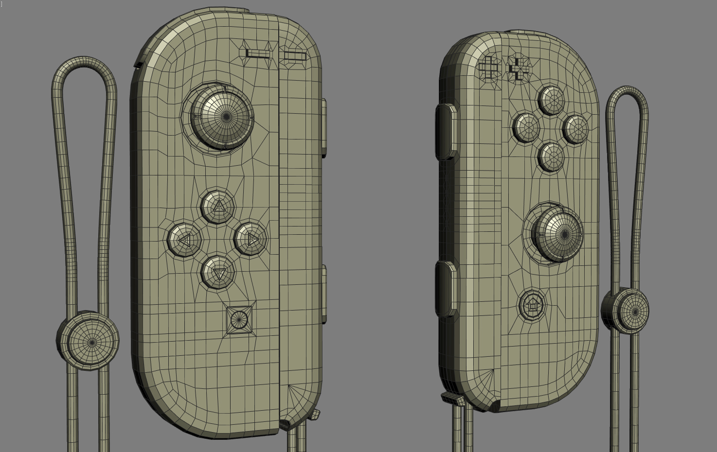 3D nintendo joycon controllers model - TurboSquid 1168360