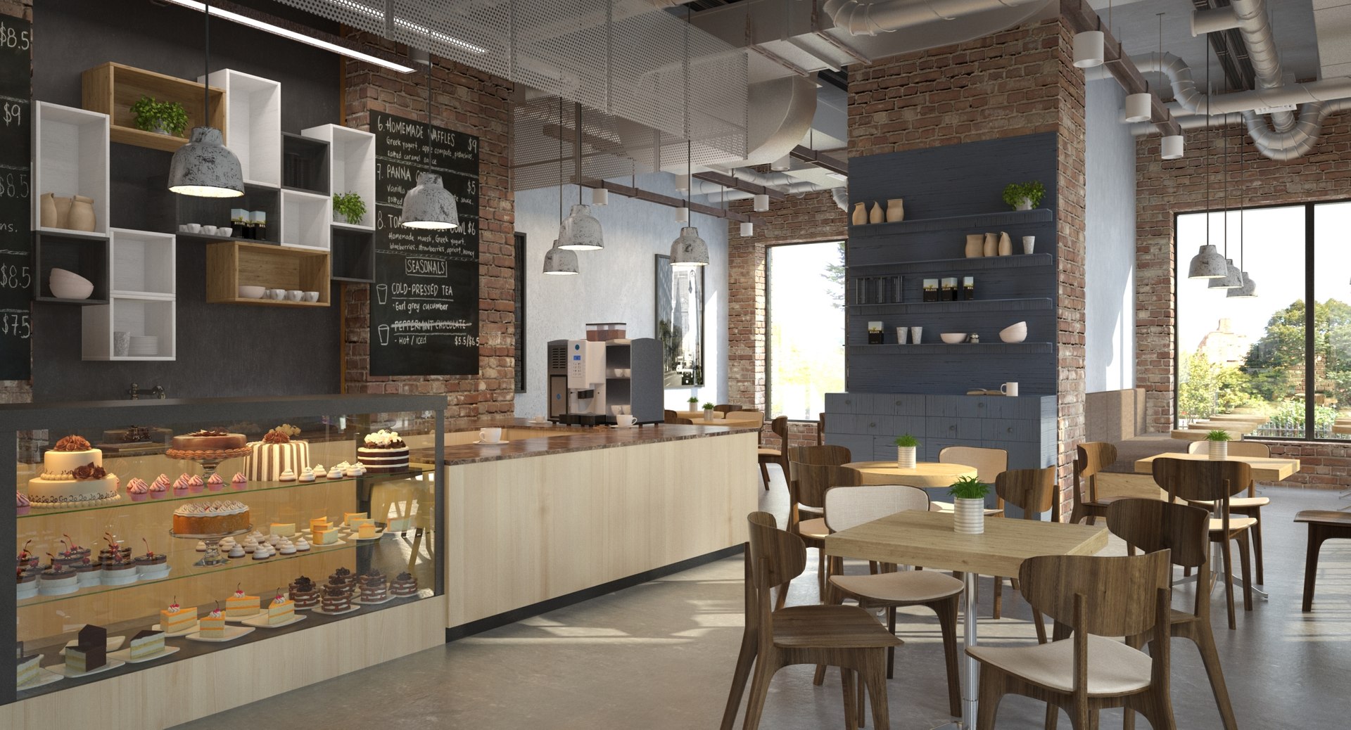 Coffee House Model - TurboSquid 1232441