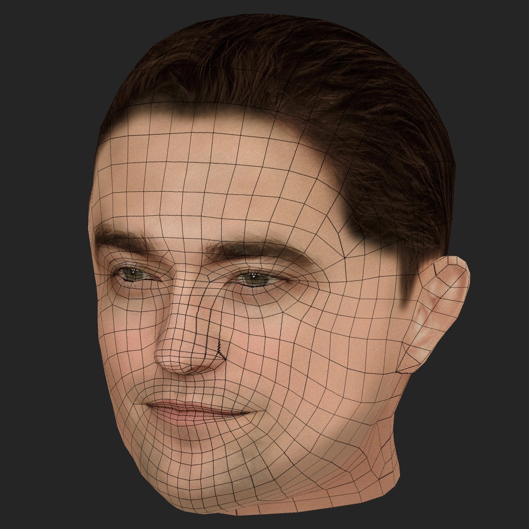 3D model Robert Pattinson Head - Low poly head for game - TurboSquid ...