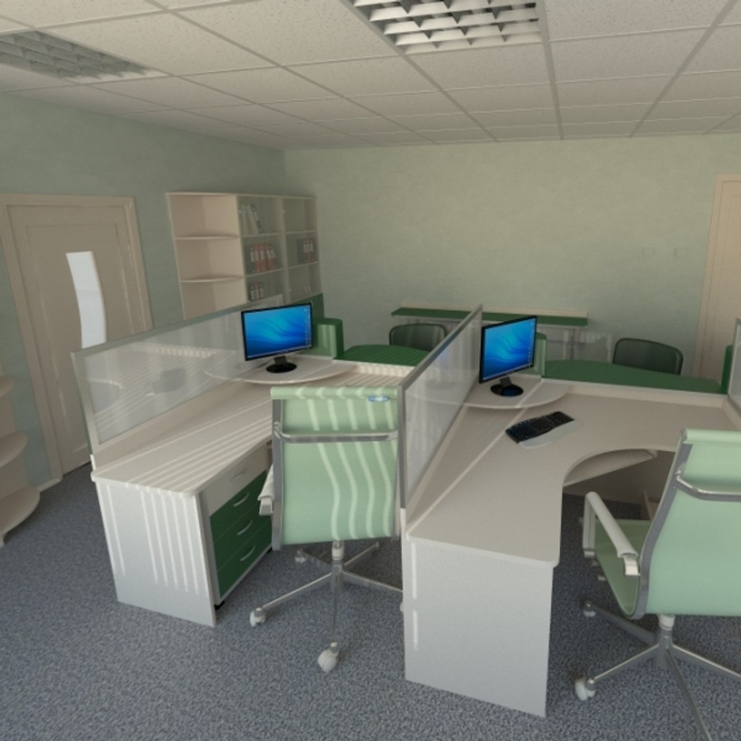 3d Model Office Design