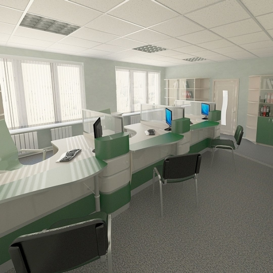 3d Model Office Design