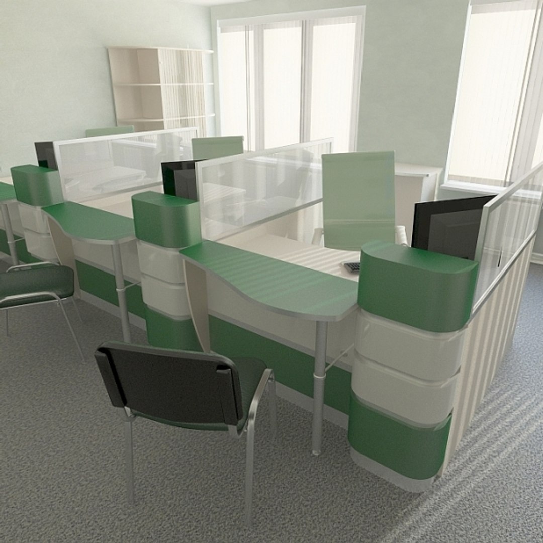 3d Model Office Design