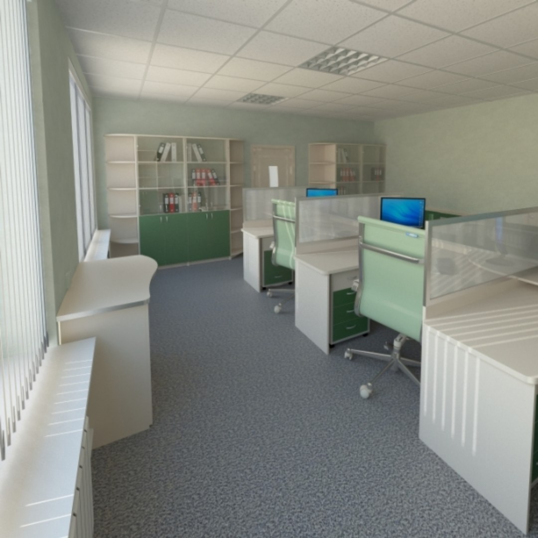 3d Model Office Design