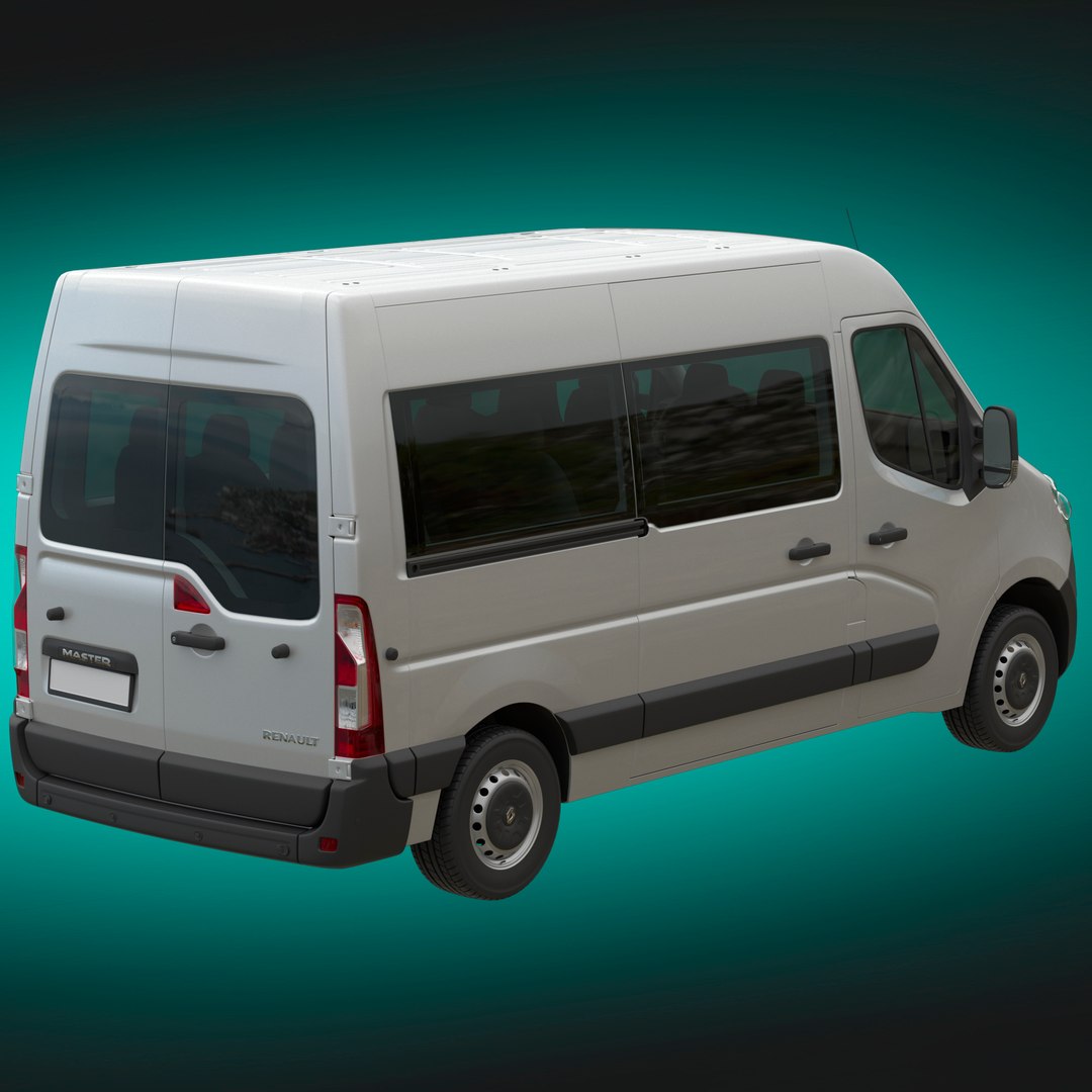 Renault Master 2015 Minibus L2H2 Model - TurboSquid 1914977