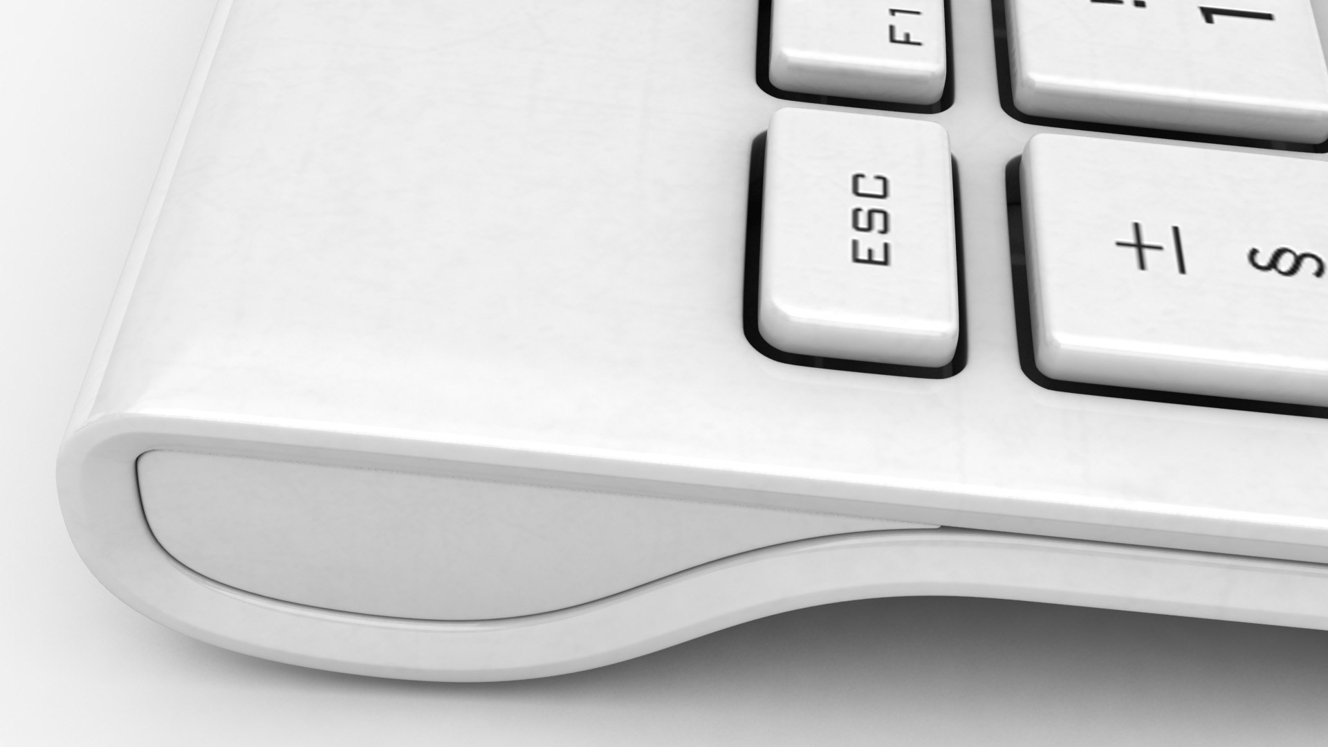 3d Model Wireless Keyboard Genius Keys