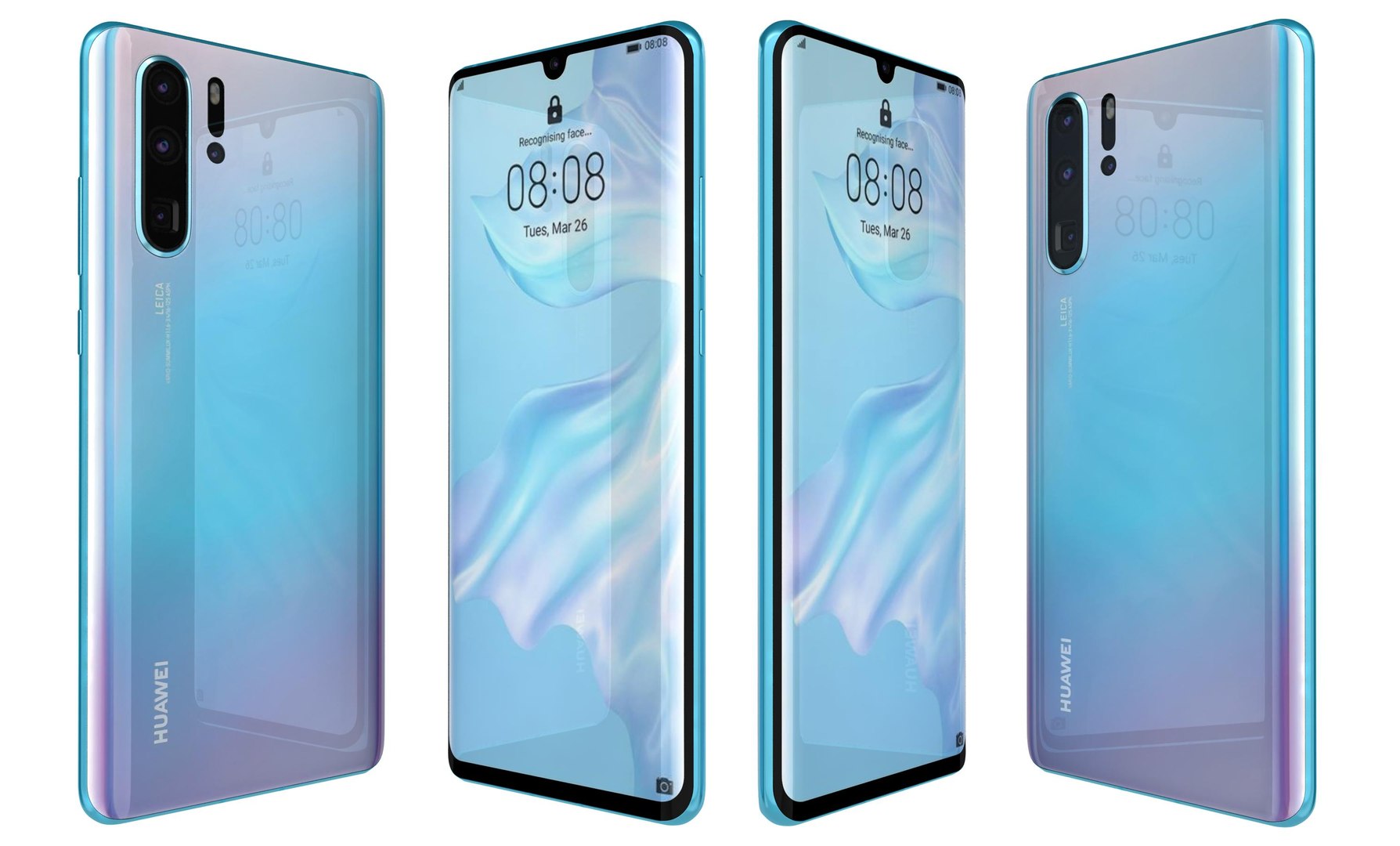 Huawei p30 pro colors 3D - TurboSquid 1401059