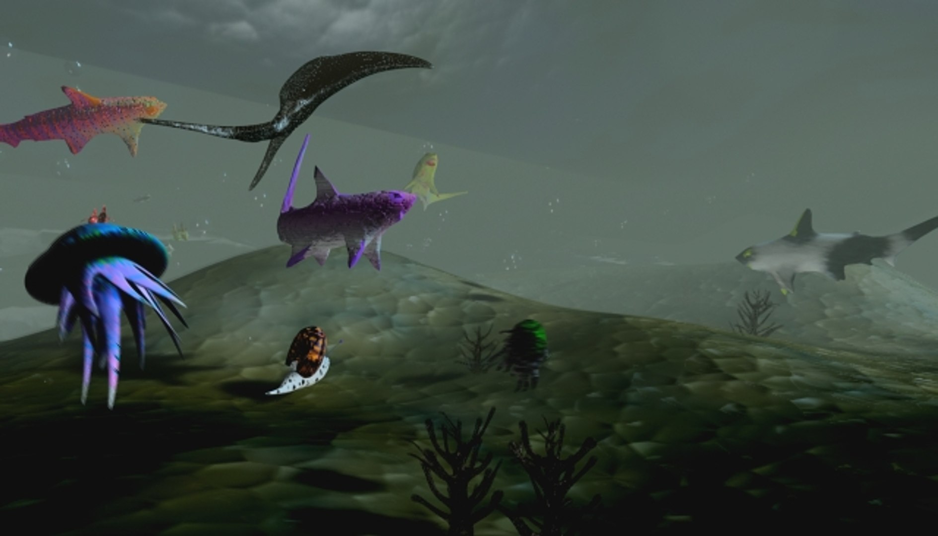3d Max Life Sea - Animation Fish