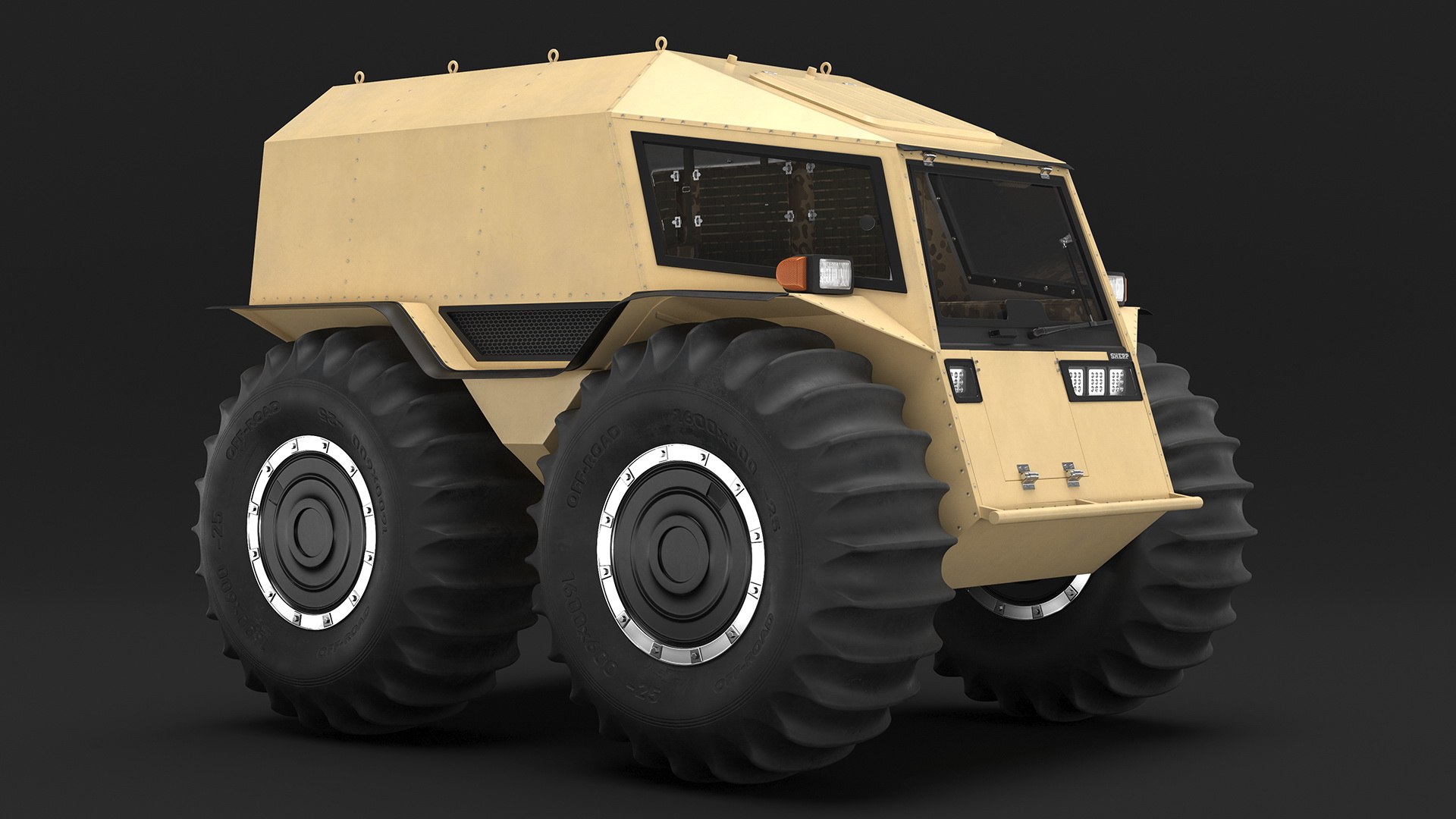 Sherp ATV Rigged for Maya 3D model - TurboSquid 2168237