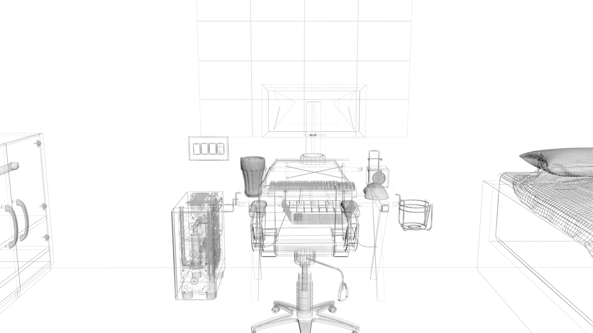 Room Computer 3D Model - TurboSquid 1686924