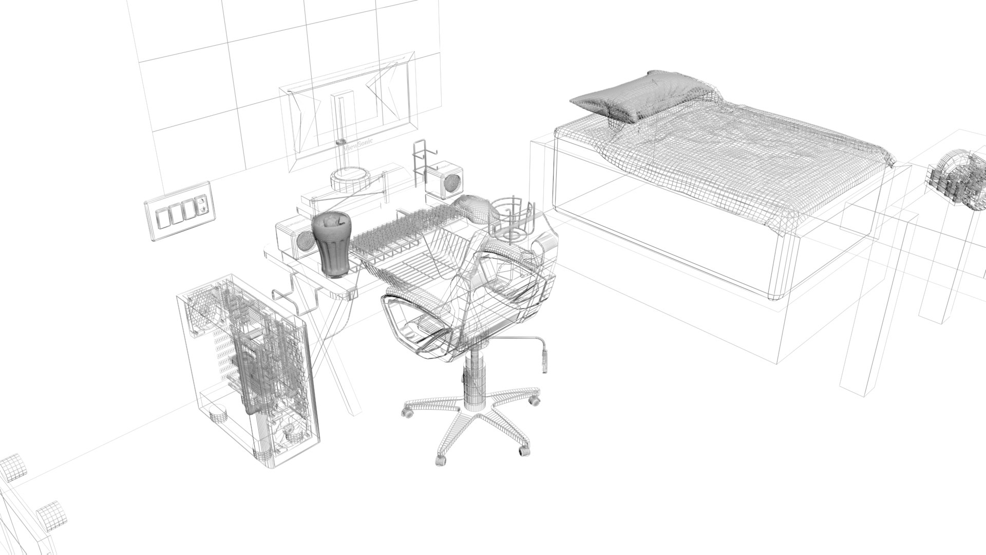 Room Computer 3D Model - TurboSquid 1686924