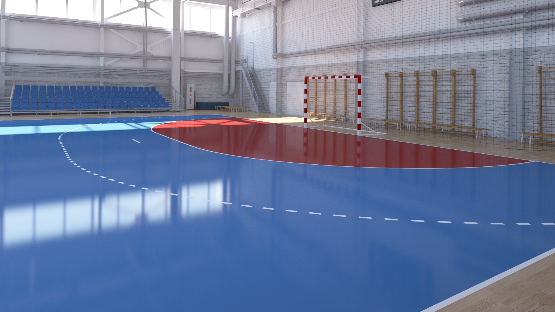 3D Handball Arena 2 model - TurboSquid 2016887