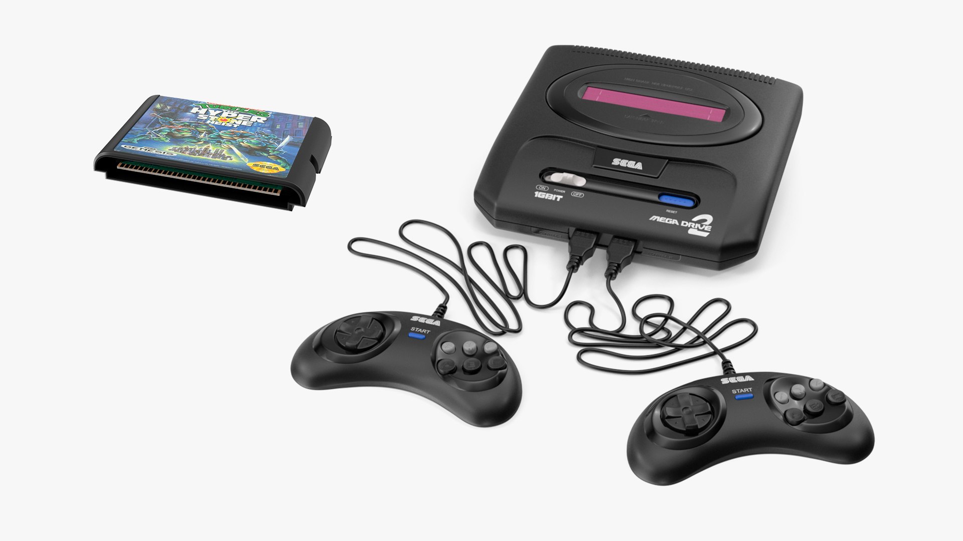 3D Game Console Sega With Cartridge Collection - TurboSquid 2151260