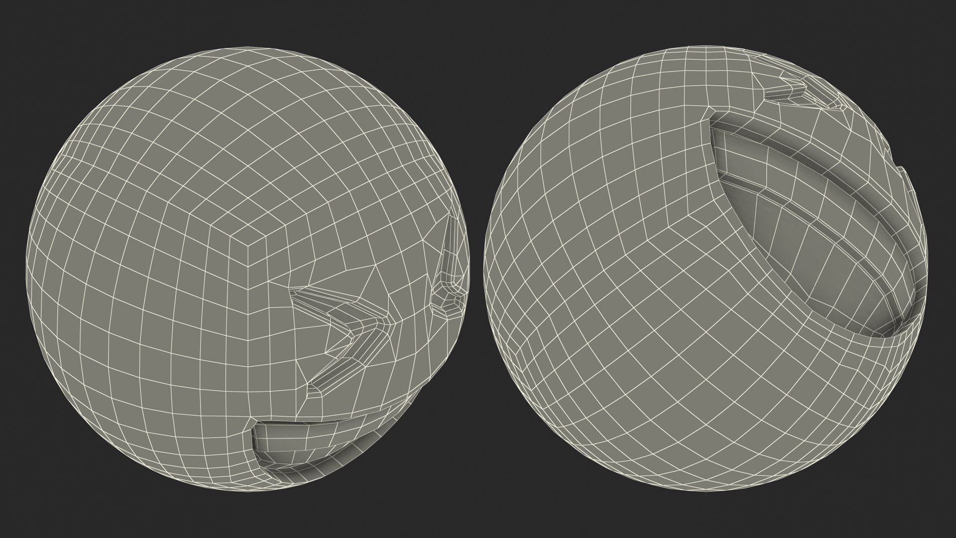 Smiling closed eyes emoji 3D model - TurboSquid 1533421