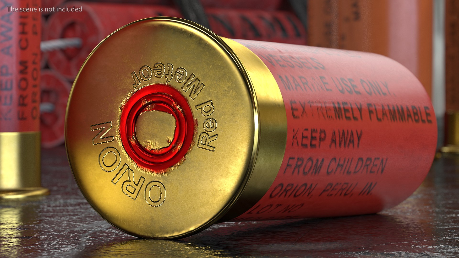 Orion Marine Aerial Flares 12 Gauge Shells 3D - TurboSquid 1729192