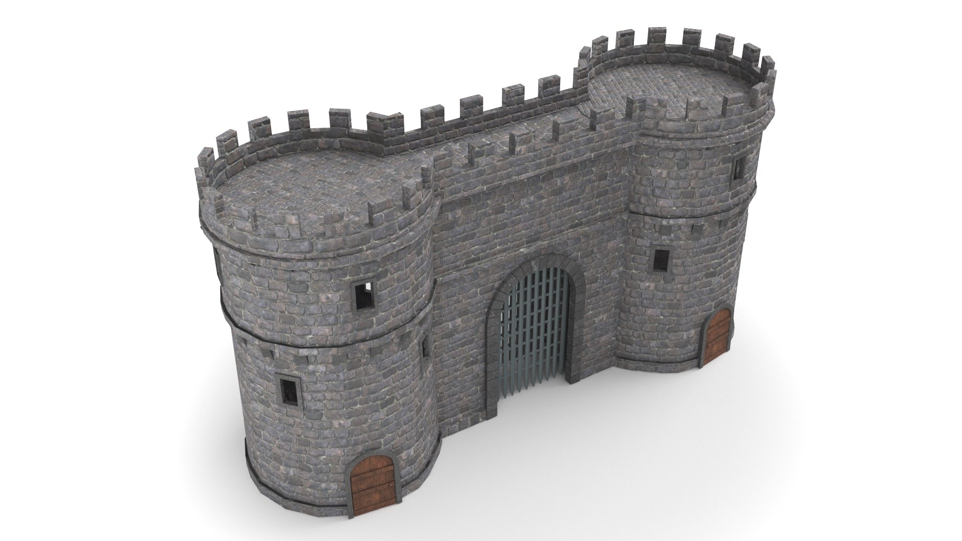 Real Castle Gate 3D - TurboSquid 1438351