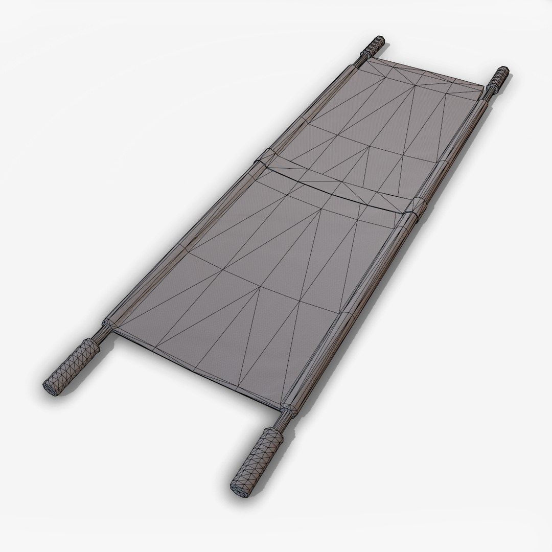 3d Stretcher Pbr Model