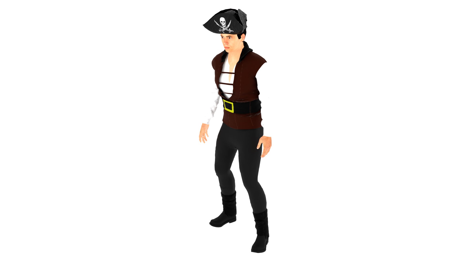 Pirate Male Model - TurboSquid 1900723
