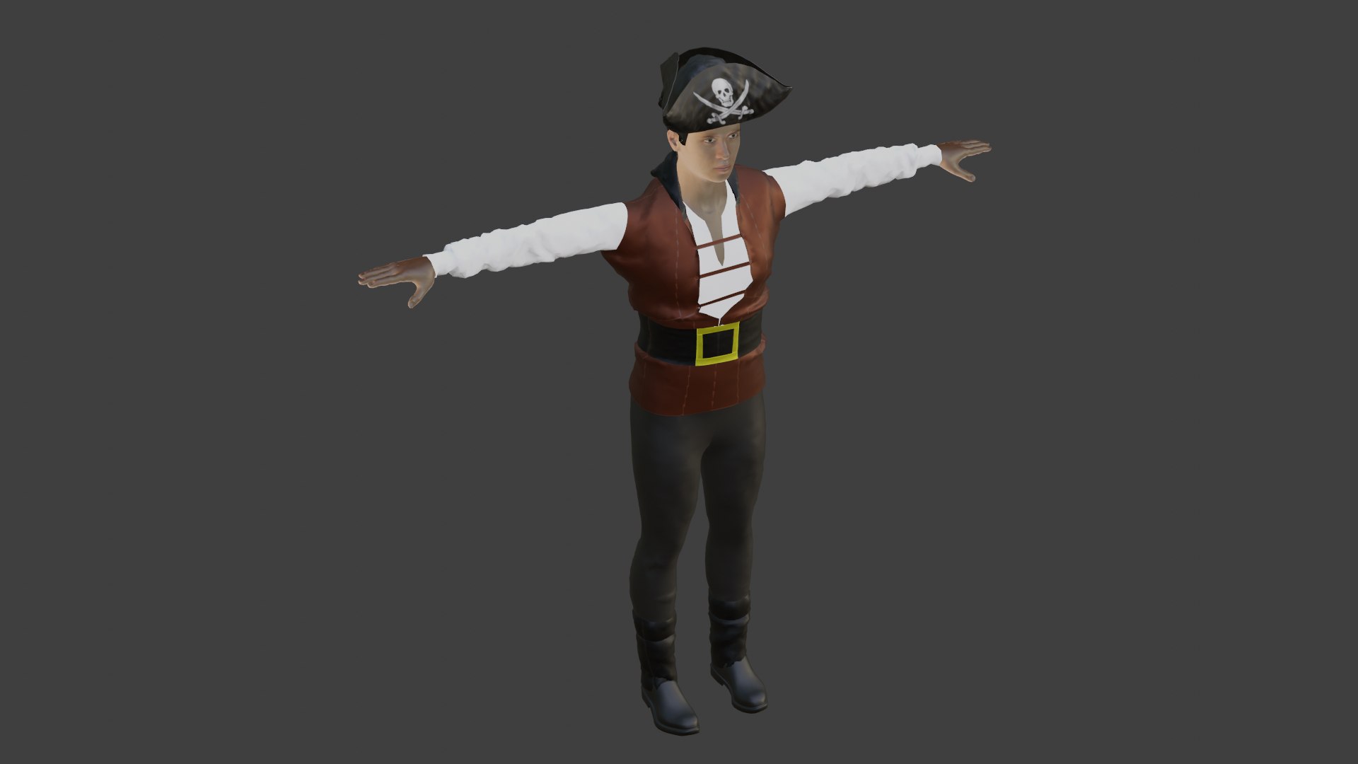 Pirate Male Model - TurboSquid 1900723