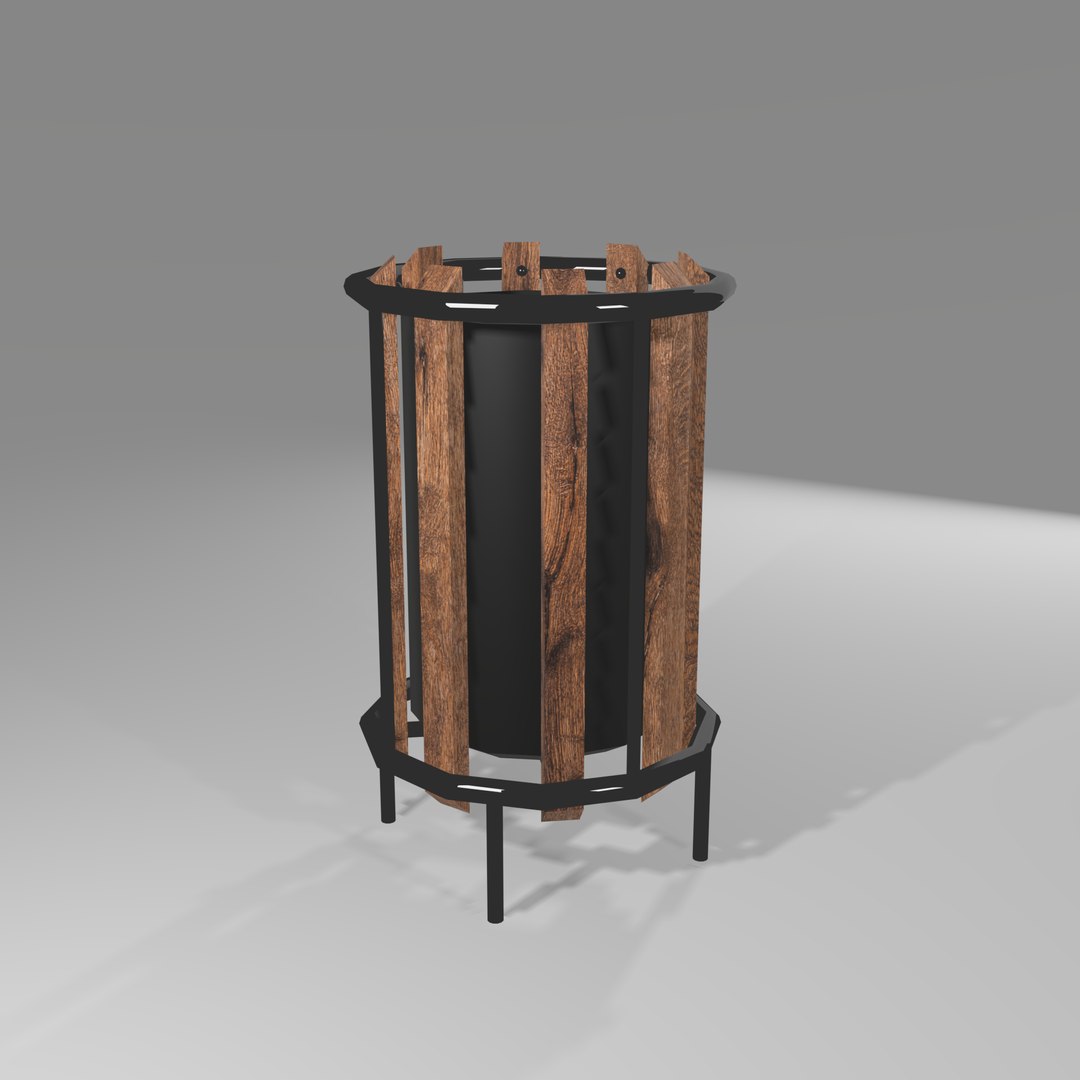 Street bin 3D - TurboSquid 1839819